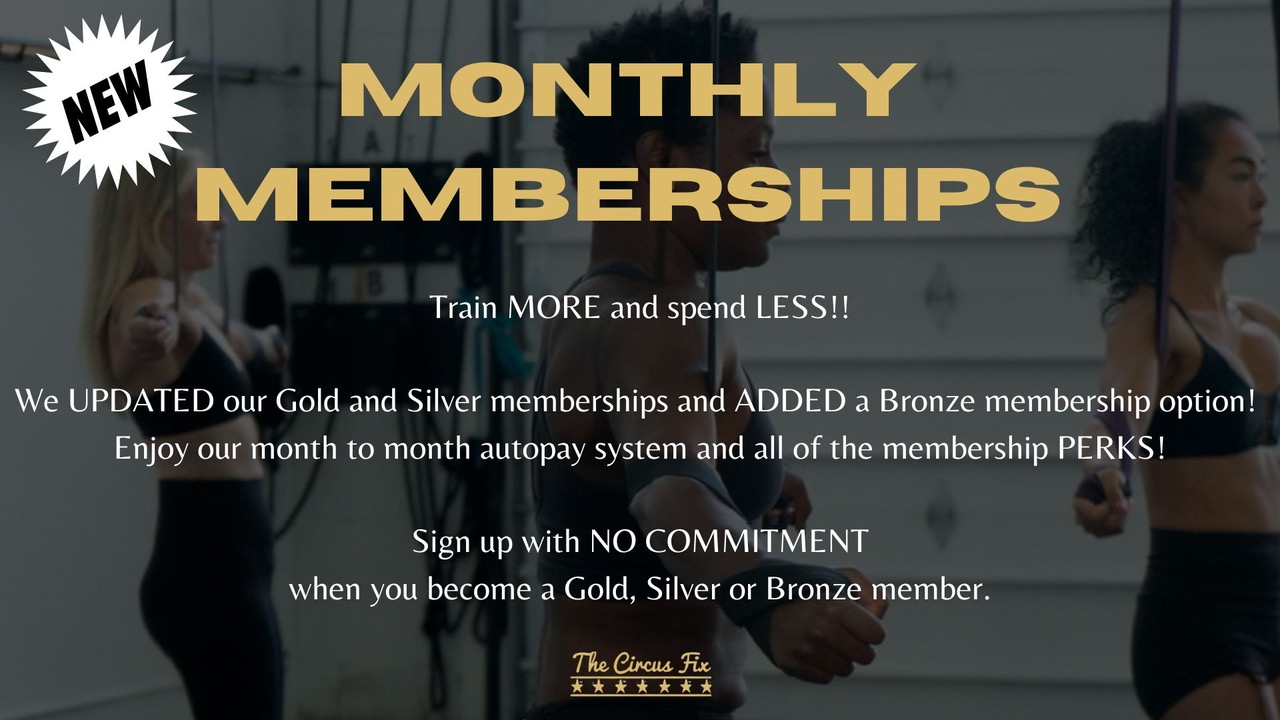 Monthly Auto-Pay Membership Plans ⋆ The Circus Fix